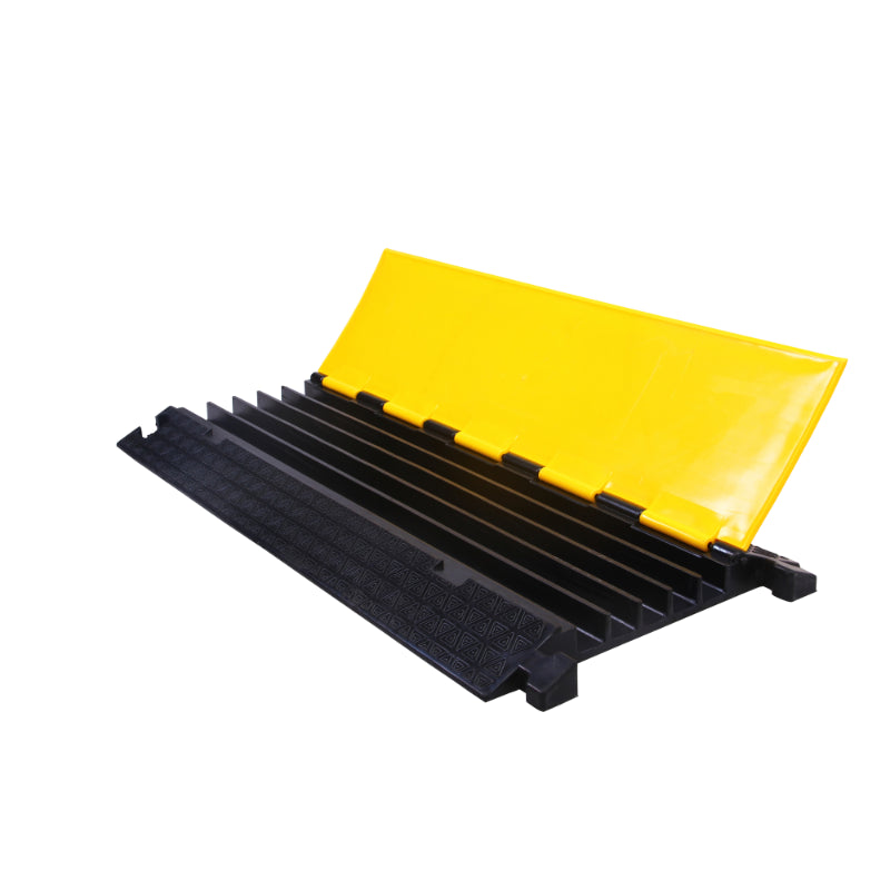 Medium Duty Rubber Cable Protector - 5 Channel - 1.25" H x 1.25" W ...