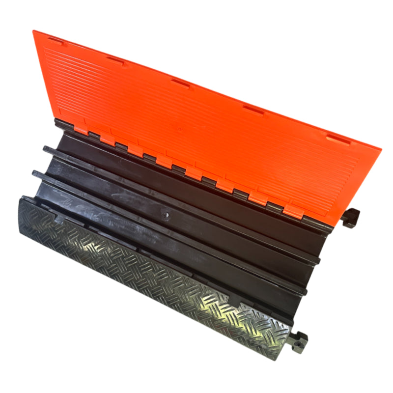 Polyurethane Heavy Duty Cable Protector Ramp - 3 Channels — KABLE KONTROL