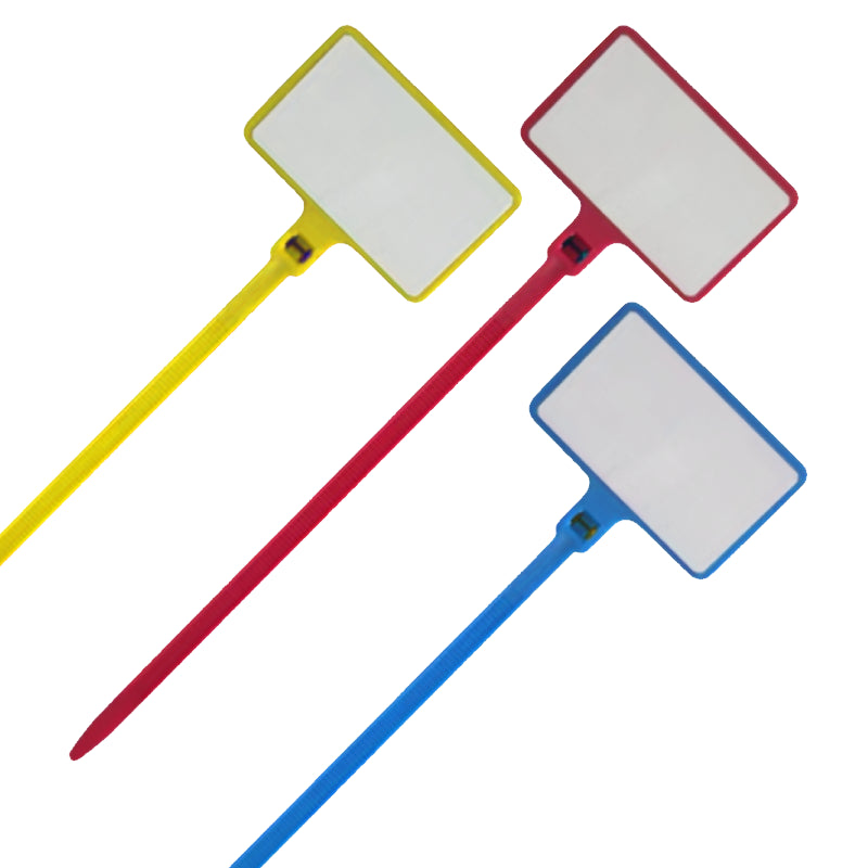 Write On Wide Flag Identification Zip Ties — KABLE KONTROL