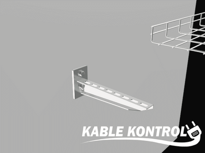 Cable Tray Reinforced Wall Support Bracket - 304 Stainless Steel ...