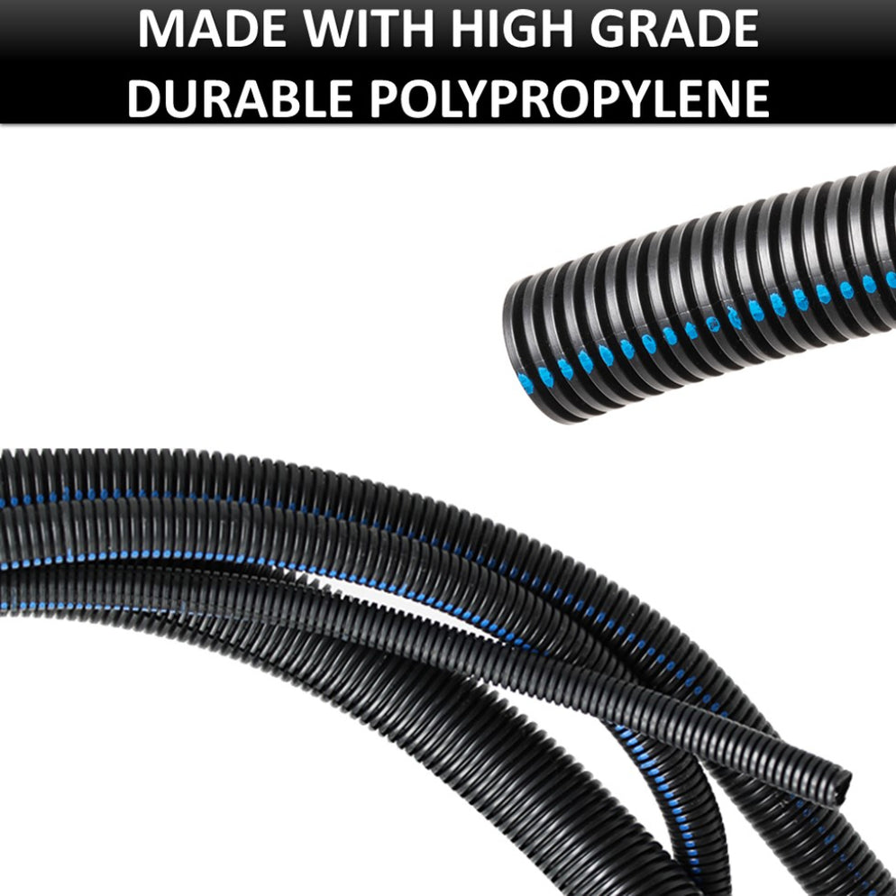 Flame Retardant Wire Loom Tubing - Split - Polypropylene — KABLE KONTROL