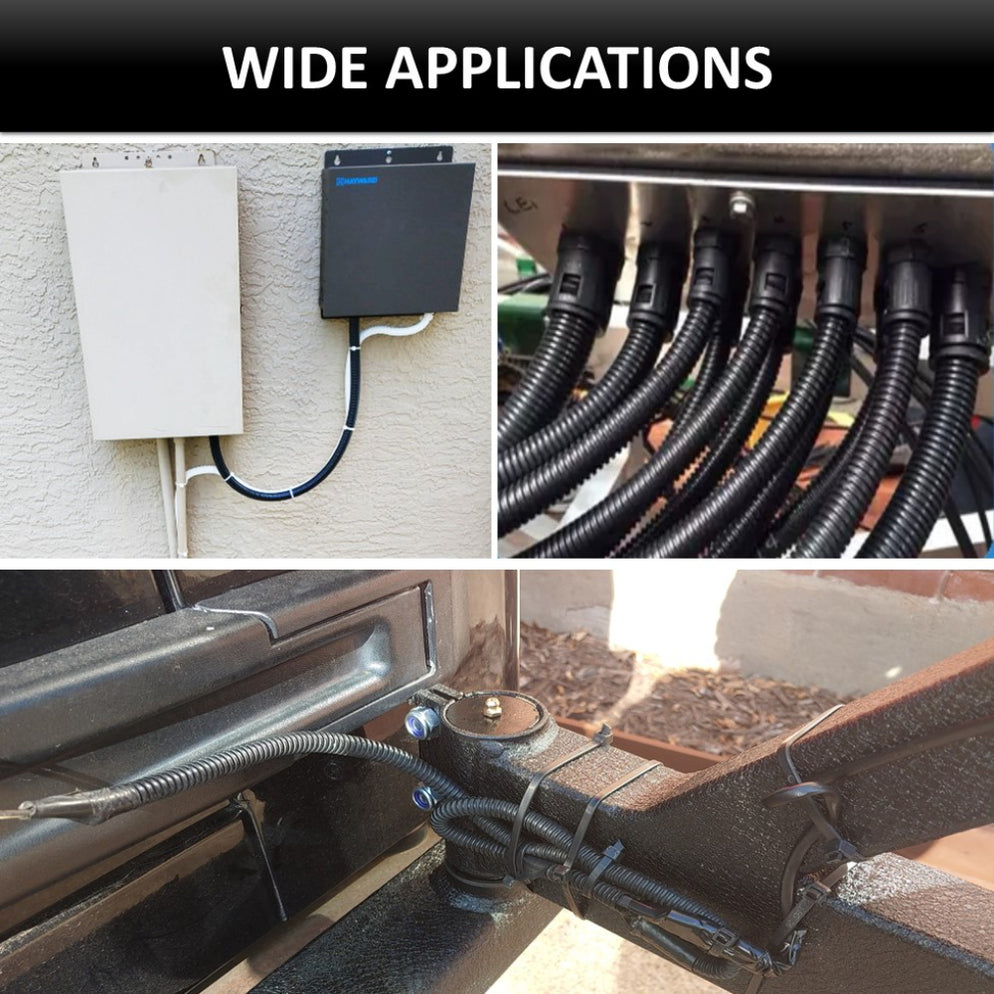 High Temperature Split Nylon Wire Loom Tubing — KABLE KONTROL