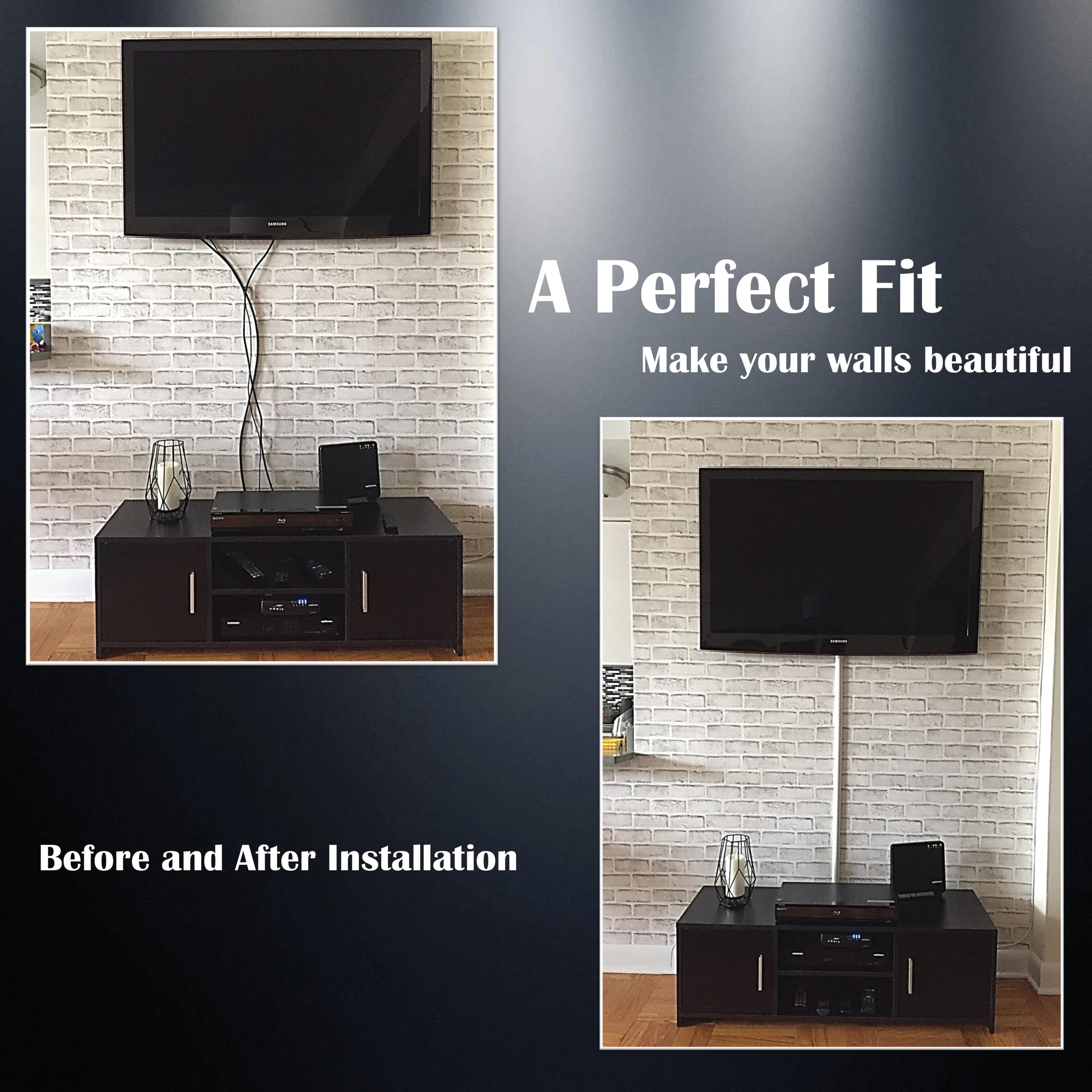 Smooth Mould® Wall Cord Cover Cable Raceway — KABLE KONTROL